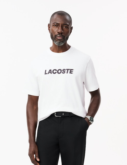 Playera Lacoste Winter Elevated Essentials cuello redondo para hombre 1