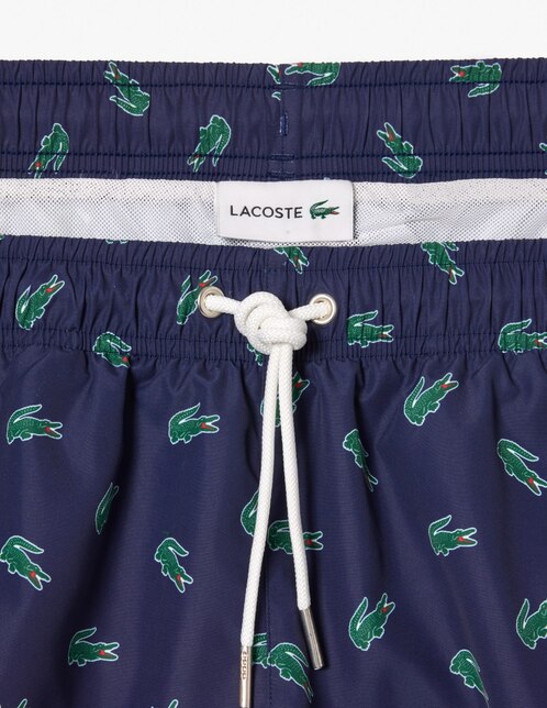 Traje de baño Lacoste calzón de malla integrado para hombre 6