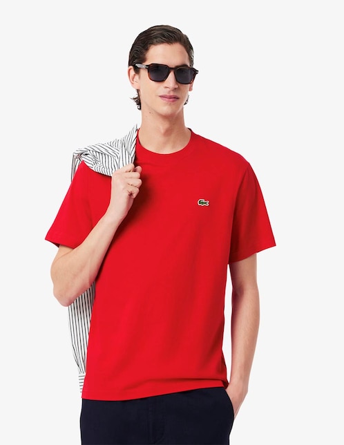 Playera Lacoste Carry Over cuello redondo para hombre 1