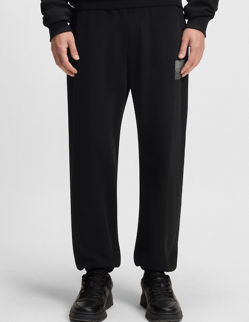 Pants regular Hugo con elástico para hombre 1