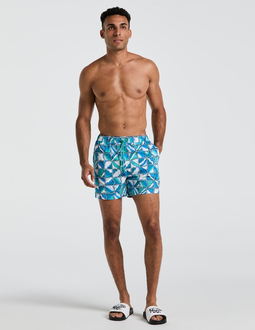 Traje de baño Original Penguin calzón de malla integrado para hombre 1