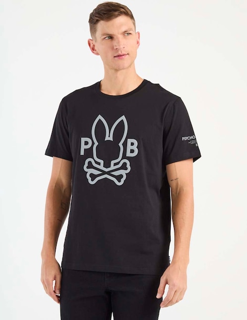 Playera Psycho Bunny cuello redondo para hombre 1
