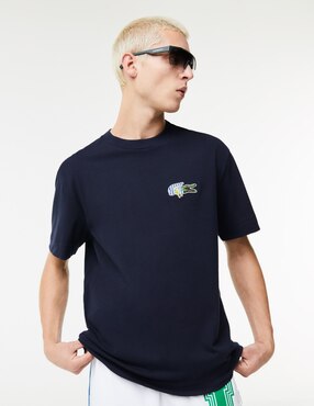 Playera Lacoste Holiday cuello redondo para hombre