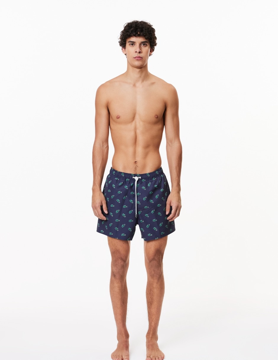 Traje de baño Lacoste calzón de malla integrado para hombre